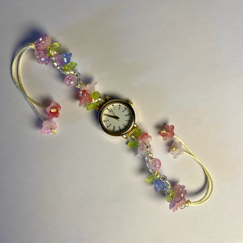 Jual Jam tangan fairy manik aesthetic Gelang tali Serut Fairy ...