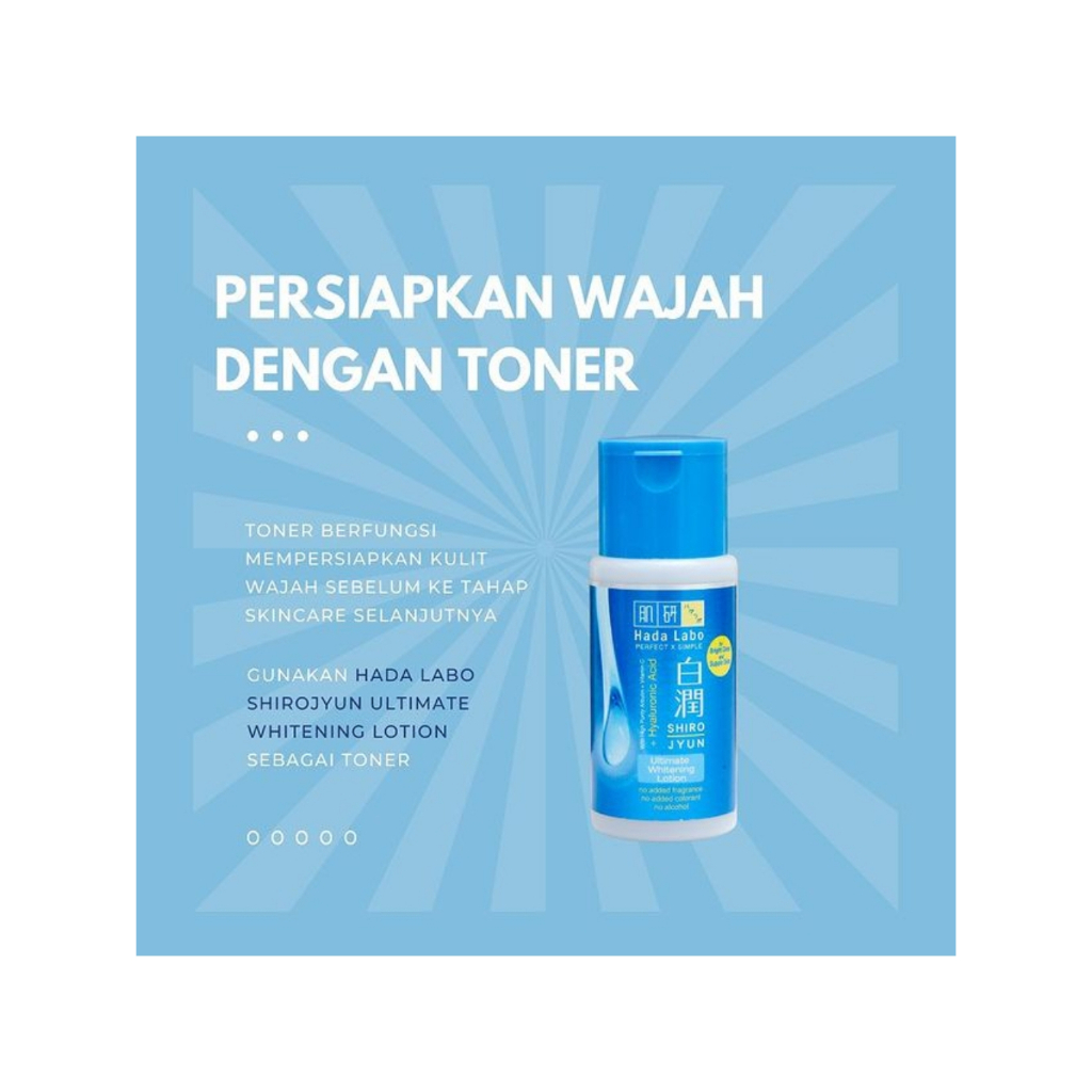 Jual HADA LABO SHIROJYUN SERIES ULTIMATE WHITENING MILK/ ULTIMATE ...