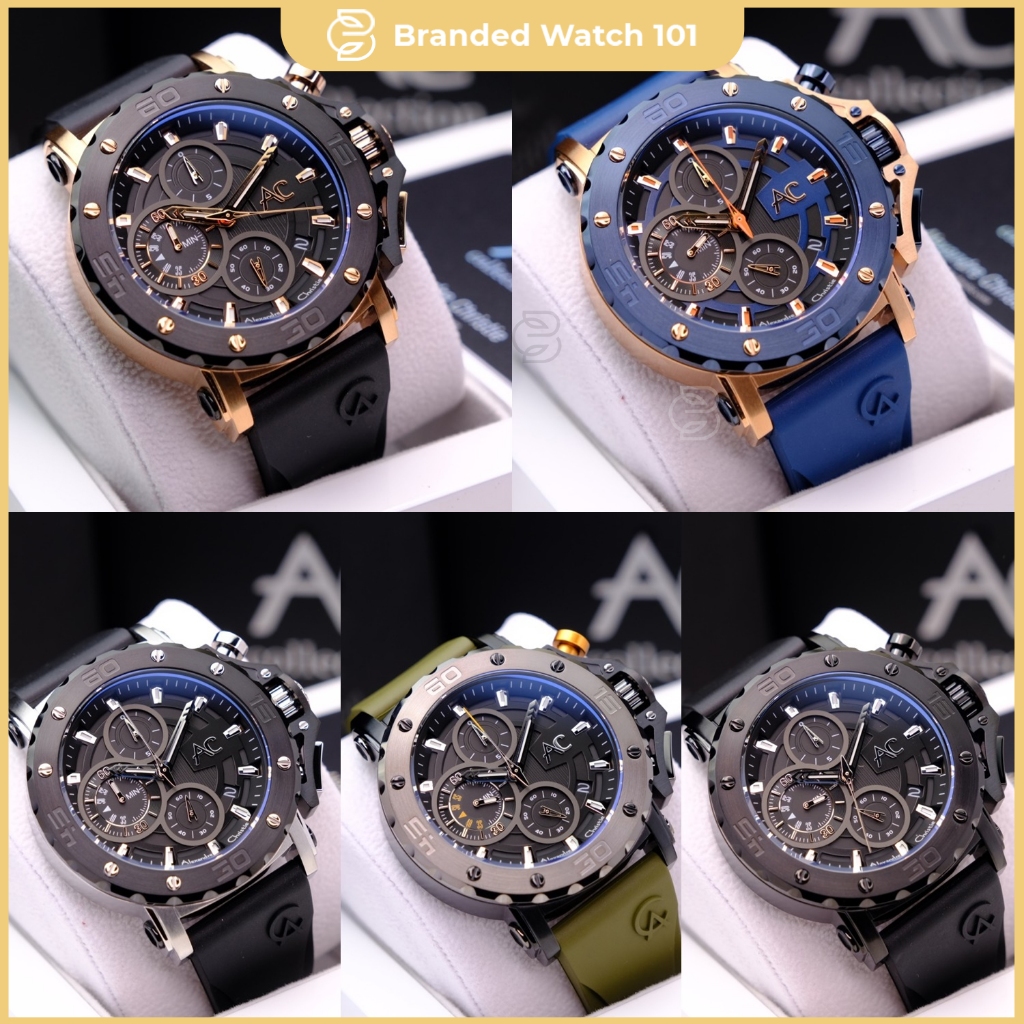 Jual ORIGINAL Jam Tangan Pria Alexandre Christie Collection AC 9205 ...