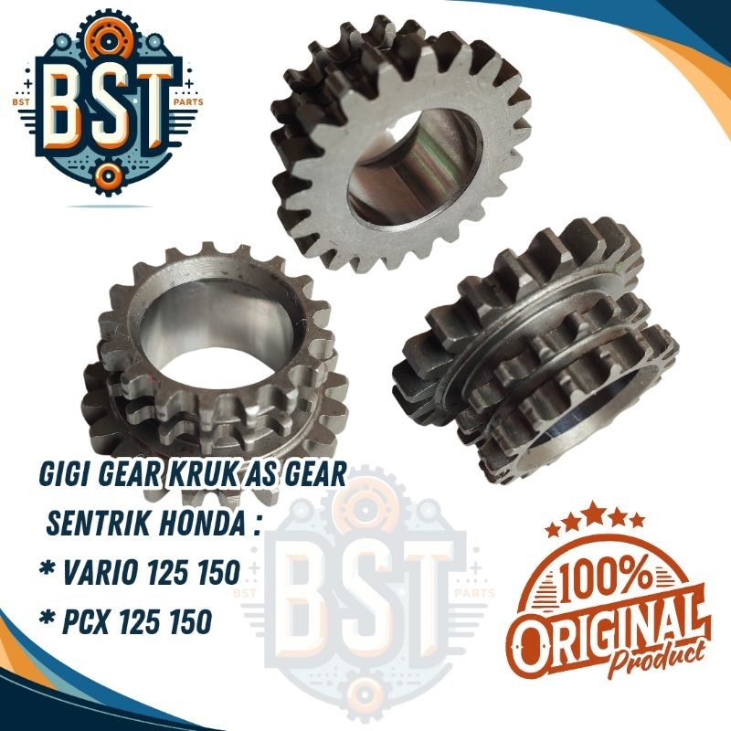 Jual gigi gear sentrik kruk as honda pcx 125 150 vario 125 150 original ...