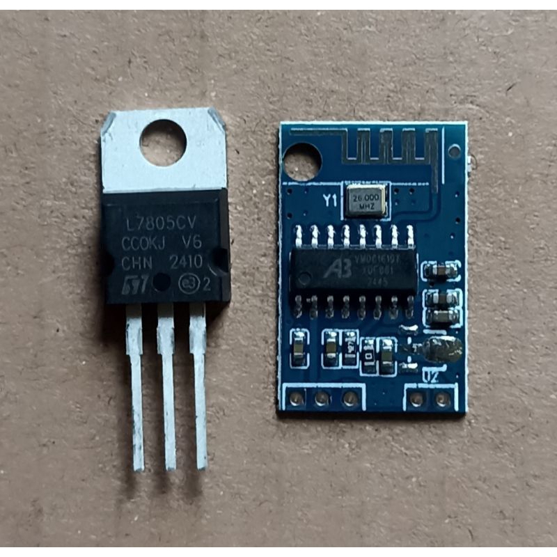 Jual modul bluetooth CA-6928 5V + transistor 7805 | Shopee Indonesia