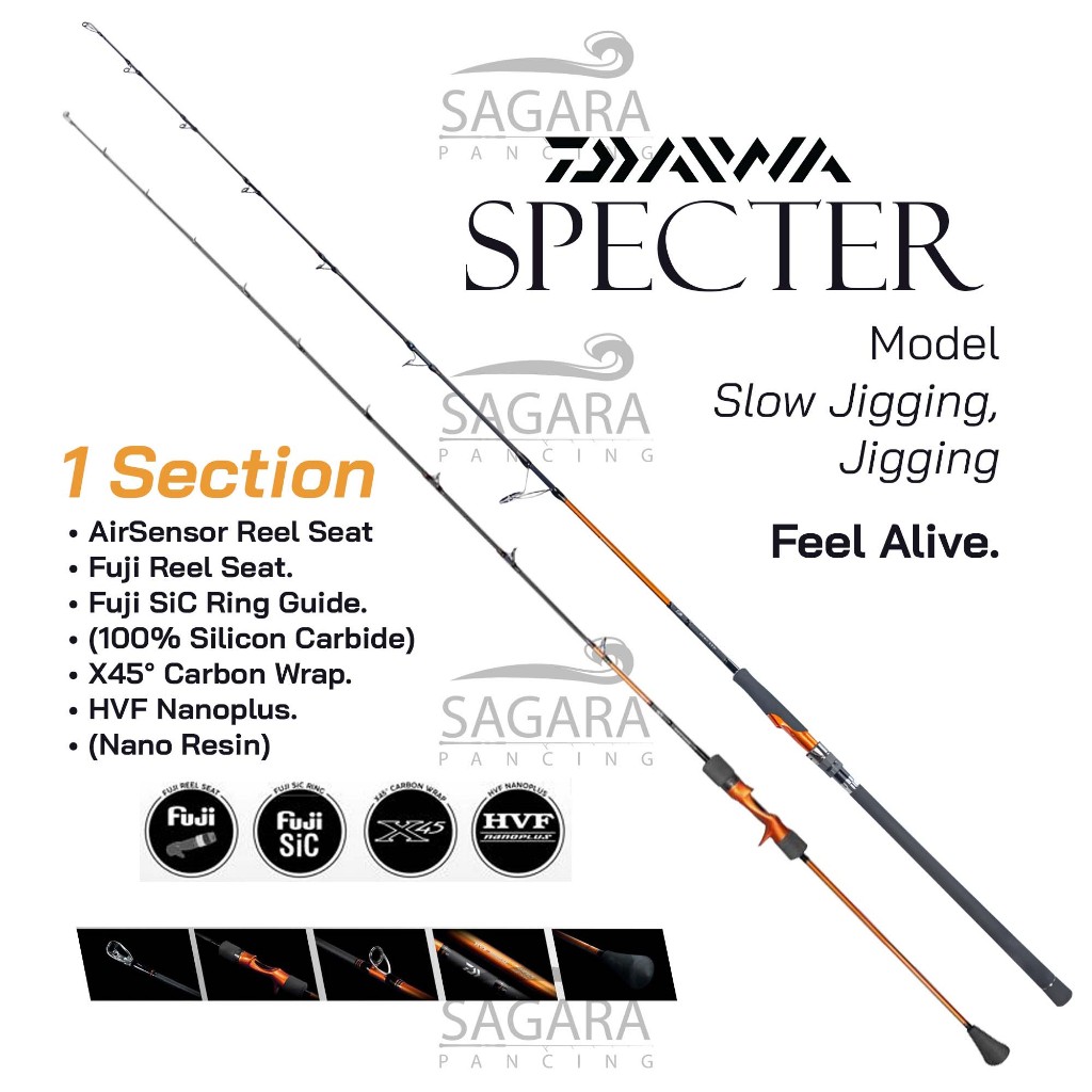 Jual Joran Daiwa Specter Joran Slow Jigging Rod Jigging Joran Carbon Hollow | Shopee Indonesia
