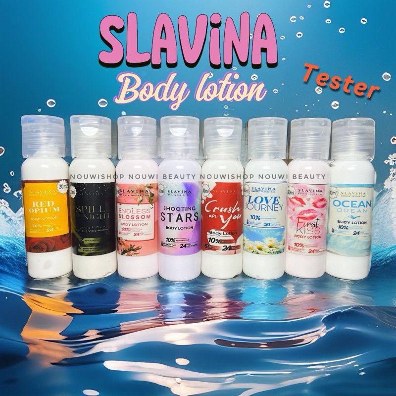 Jual PROMO,,!! SLAVINA BODY LOTION Kemasan Mini | Size Travel | Shopee ...