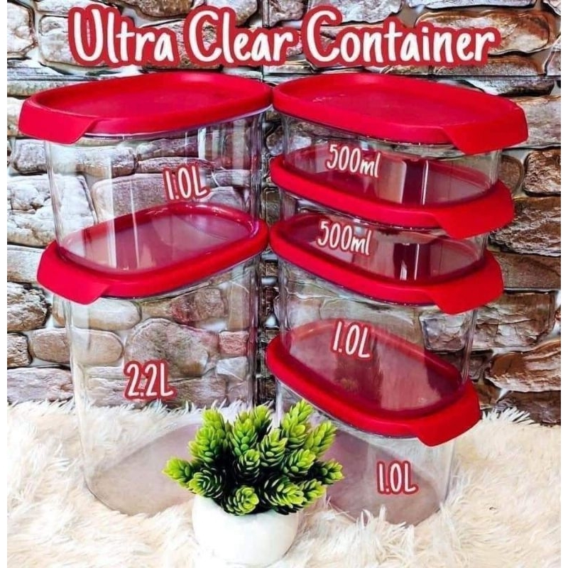 Jual ULTRA CLEAR SET ORIGINAL TUPPERWARE | Shopee Indonesia