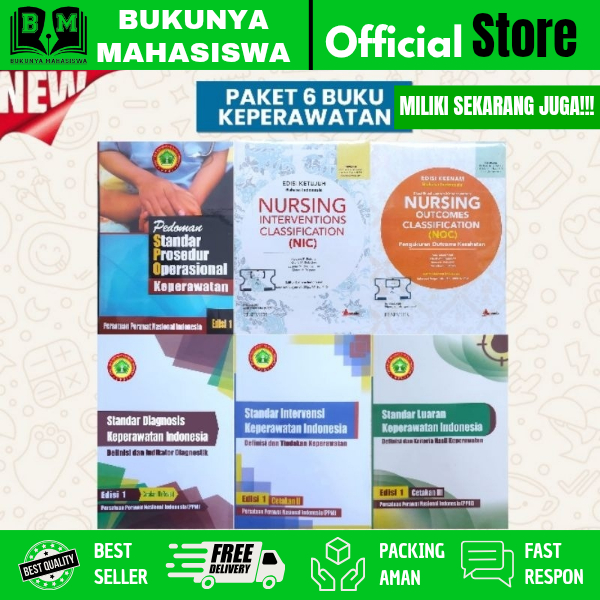 Jual PAKET 6 BUKU KEPERAWATAN WAJIB NANDA NIC NOC SPO SDKI SLKI SIKI ASUHAN KEPERAWATAN ORIGINAL ...