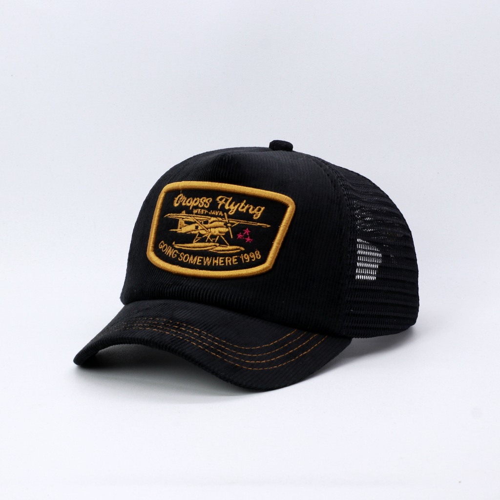 Jual Cropss | Topi trucker topi jaring lidah pendek topi corduroy ...