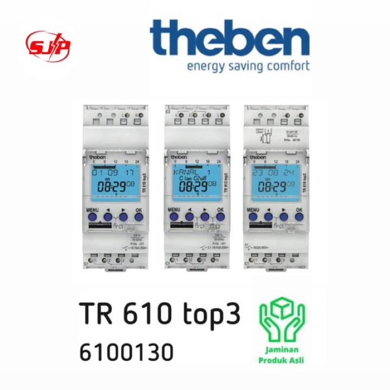 Jual TIMER DIGITAL SWITCH THEBEN TR610 TOP3 TR 610 TOP 3 ORIGINAL ...