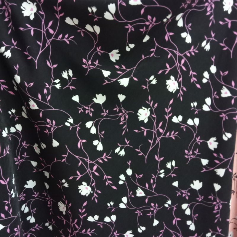 Jual Kain - Kain Soft Wolfis Motif Bunga Import - Kain Monalisa Motif ...