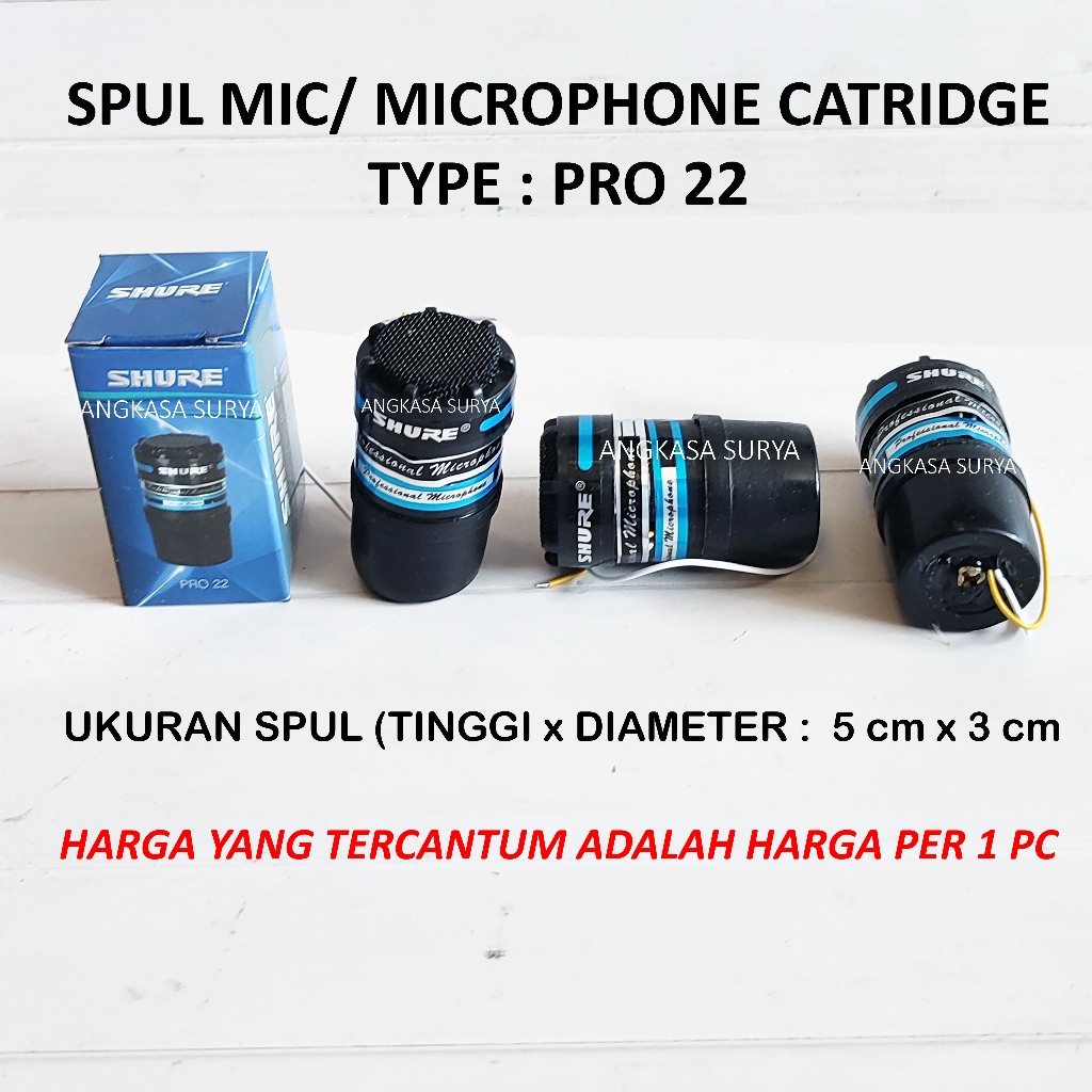 Jual Spul Mic SH PRO 22 / PRO22 Microphone Catridge Spool Microphone ...
