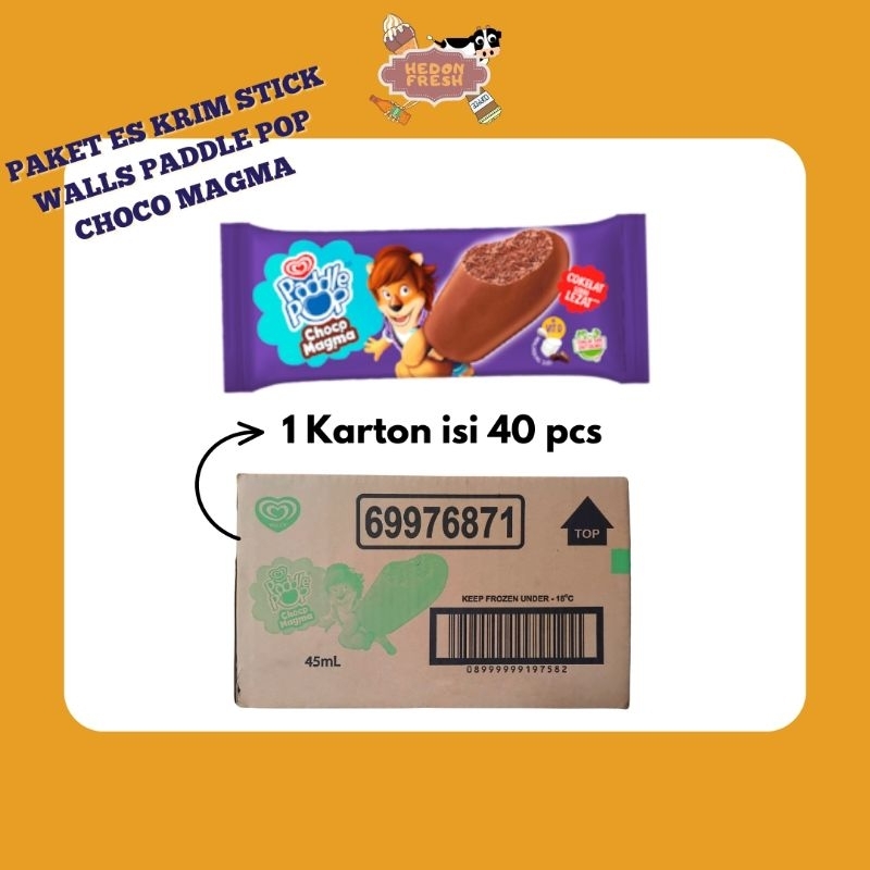 Jual Paket Es Krim Stick Walls Paddle Pop Choco Magma | Shopee Indonesia