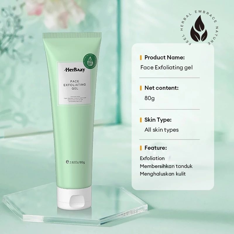 Jual HerBaay 5S Exfoliating Face Ekstrak Centella Asiatica Lightening ...