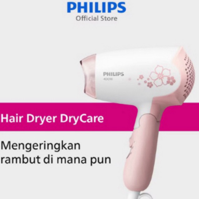 Jual Philips Hair Dryer Care 400 W Pink HP8108/02 Pengering Rambut - 3000 Series BHD300/10 ...