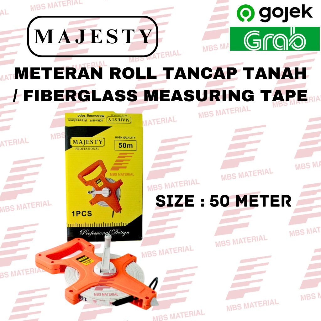 Jual INSTANT & SAME DAY | Meteran Roll / Meteran Fiberglass Tancap ...