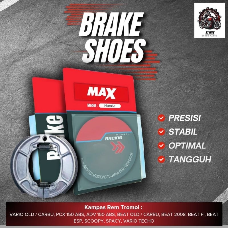 Jual PIRODO/KAMPAS REM TROMOL/SEPATU REM/VARIO/Scoopy/VARIO 150/BEAT ...