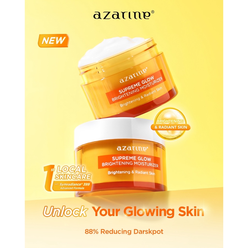 Jual Azarine Supreme Glow Brightening Moisturizer | Shopee Indonesia