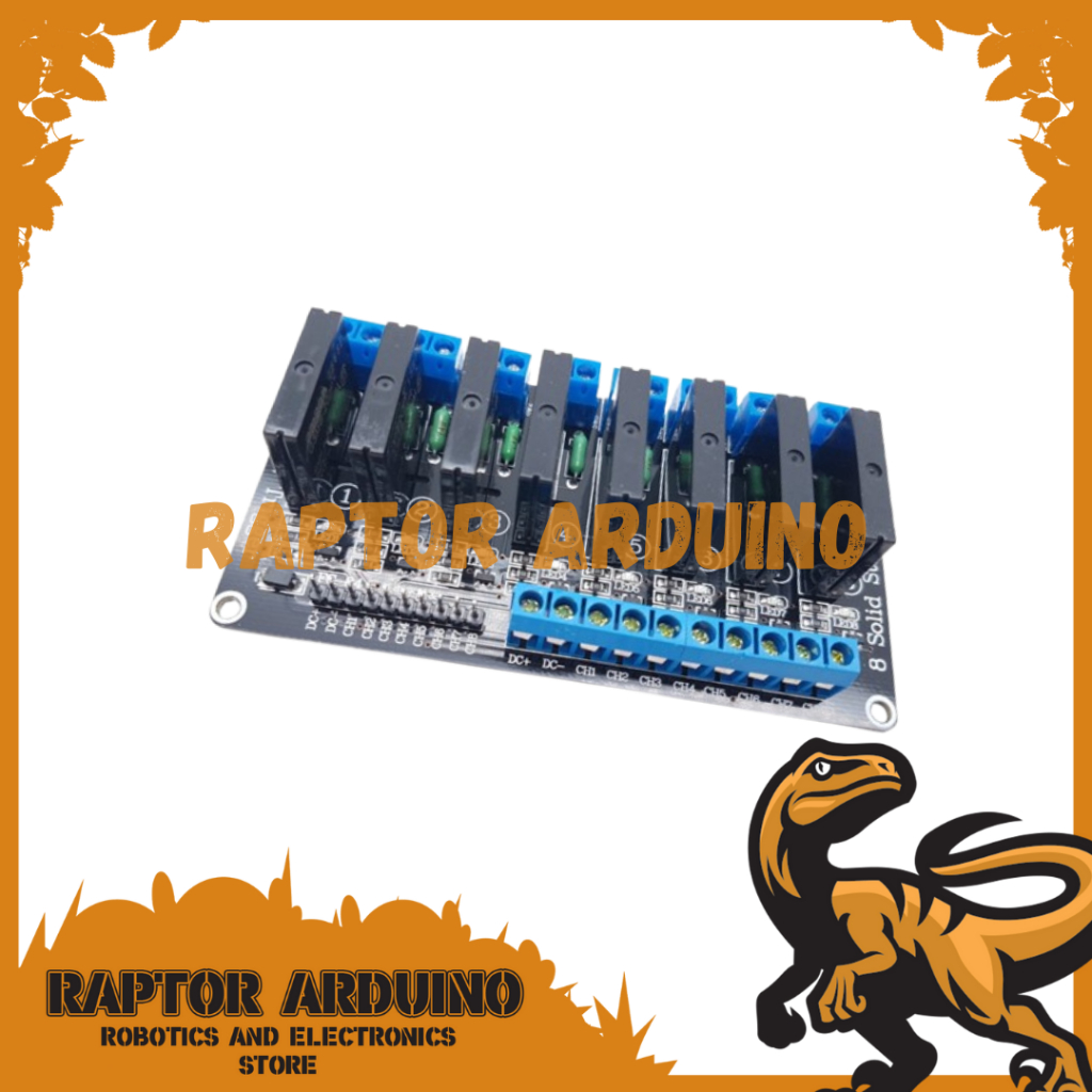 Jual relay Omron 8 Channel Solid State Relay SSR Module | Shopee Indonesia