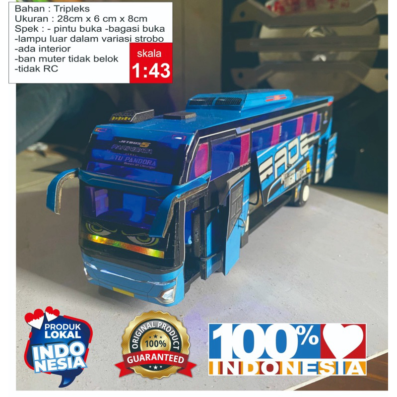 Jual Miniatur Bis FADEL RATU PANDORA | Shopee Indonesia