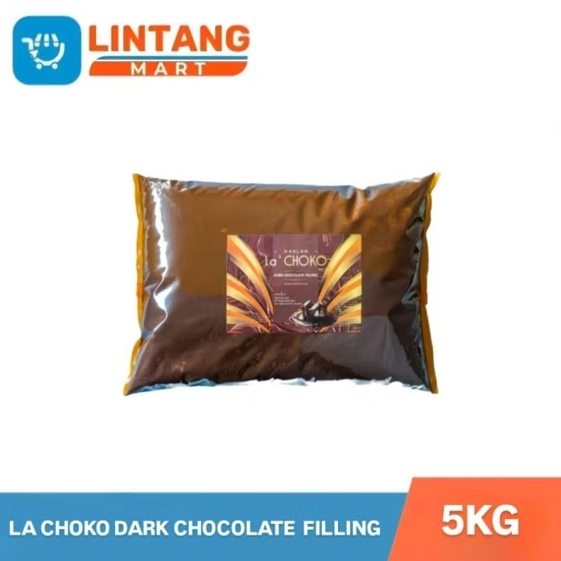 Jual ️LINTANGMART ️ LA CHOKO DARK CHOCOLATE FILLING 5KG | Shopee Indonesia