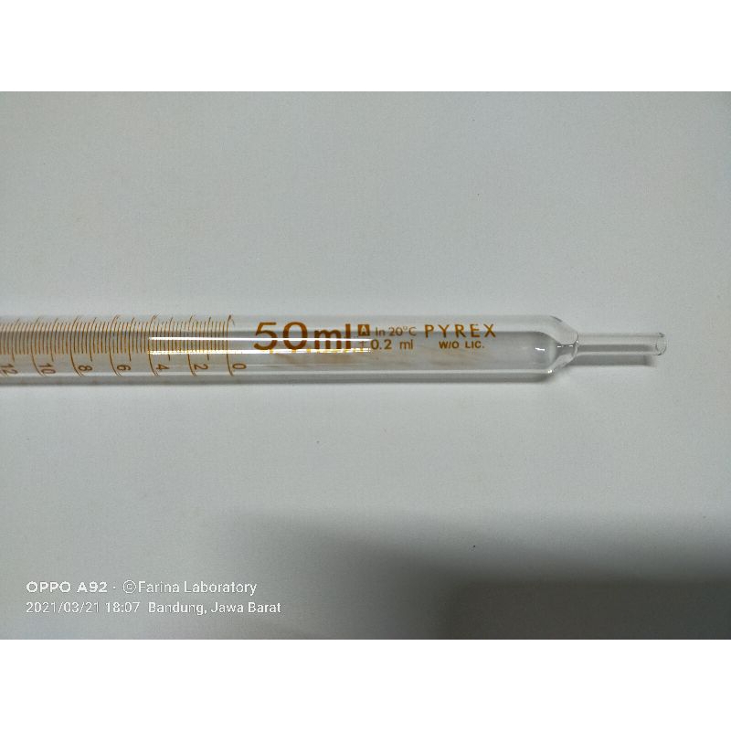 Jual Pipet Ukur-Measuring Pipette 50ml Pyrex Class A Tipe Mohr | Shopee ...