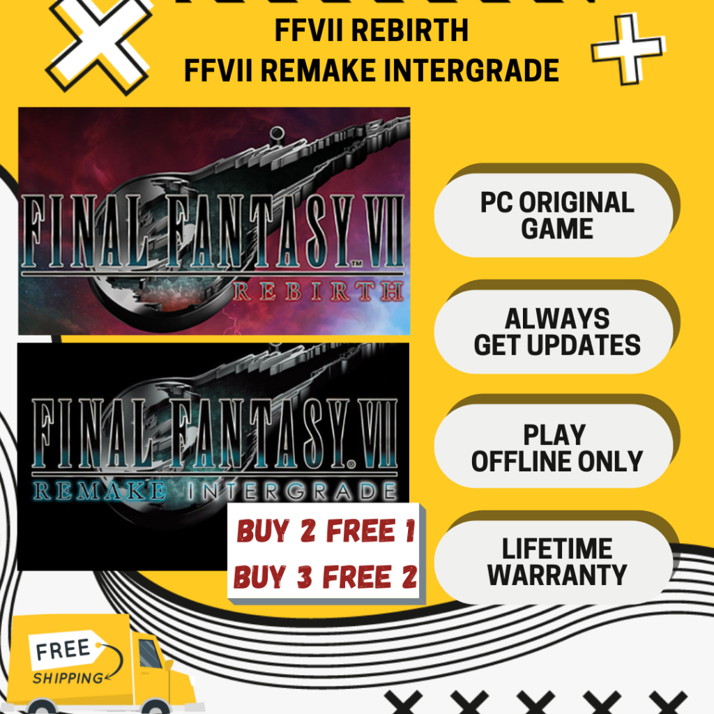 Jual FINAL FANTASY VII REBIRTH + FINAL FANTASY VII REMAKE INTERGRADE ...