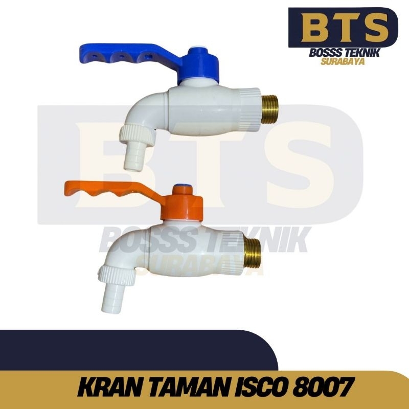 Jual kran taman isco 8007 1/2" kran taman jumbo drat kuningan keran ...