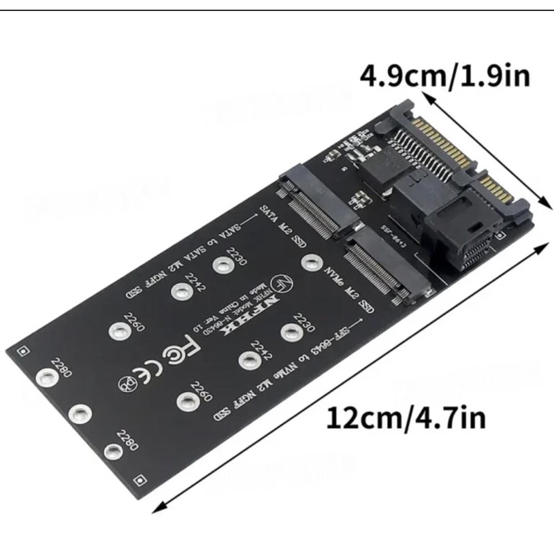 Jual Adapter Converter Sata M.2 Ssd To 2.5 "Sata Nvme M.2 Ngff Ssd Ke ...