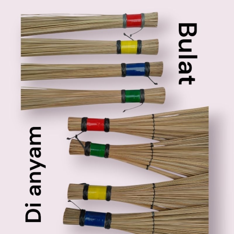 Jual sapu penebah kasur lidi putih bersih ekstra tebal/sapu lidi kasur ...