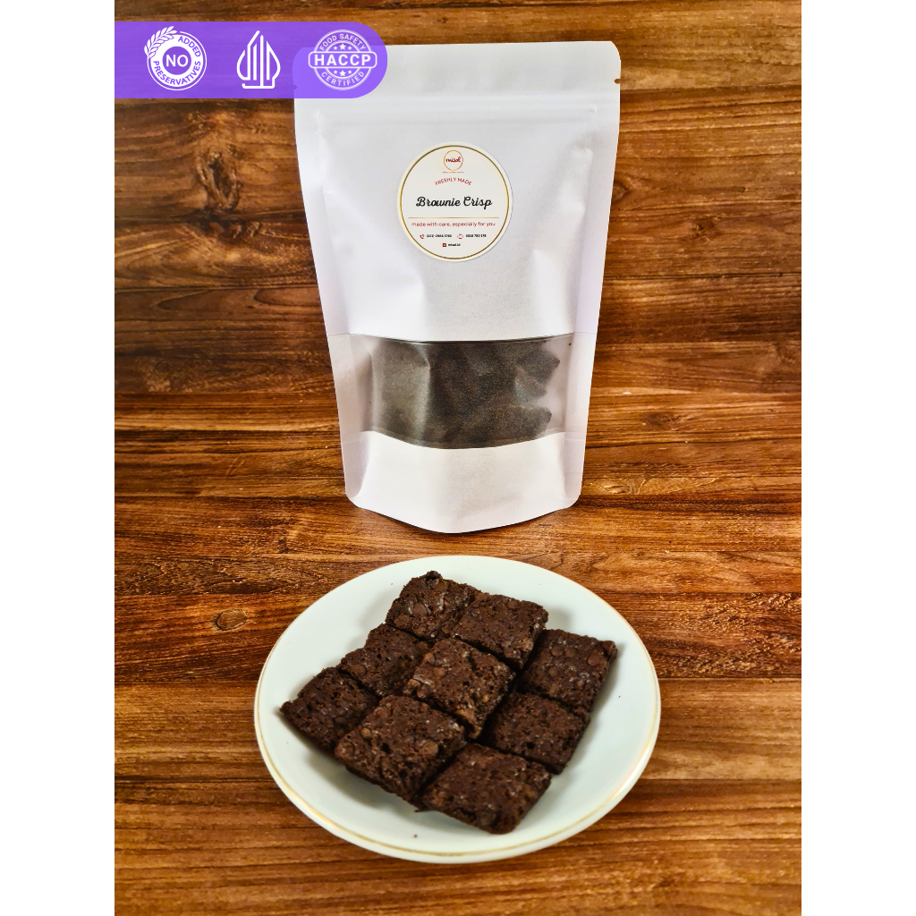 Jual Brownie Crisp Kue Kering MISOL netto 100 gram Pouch | Shopee Indonesia