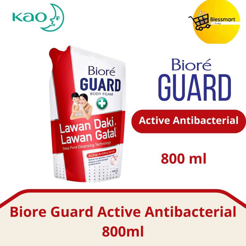 Jual Biore Guard Active Bacterial 800ml | Shopee Indonesia
