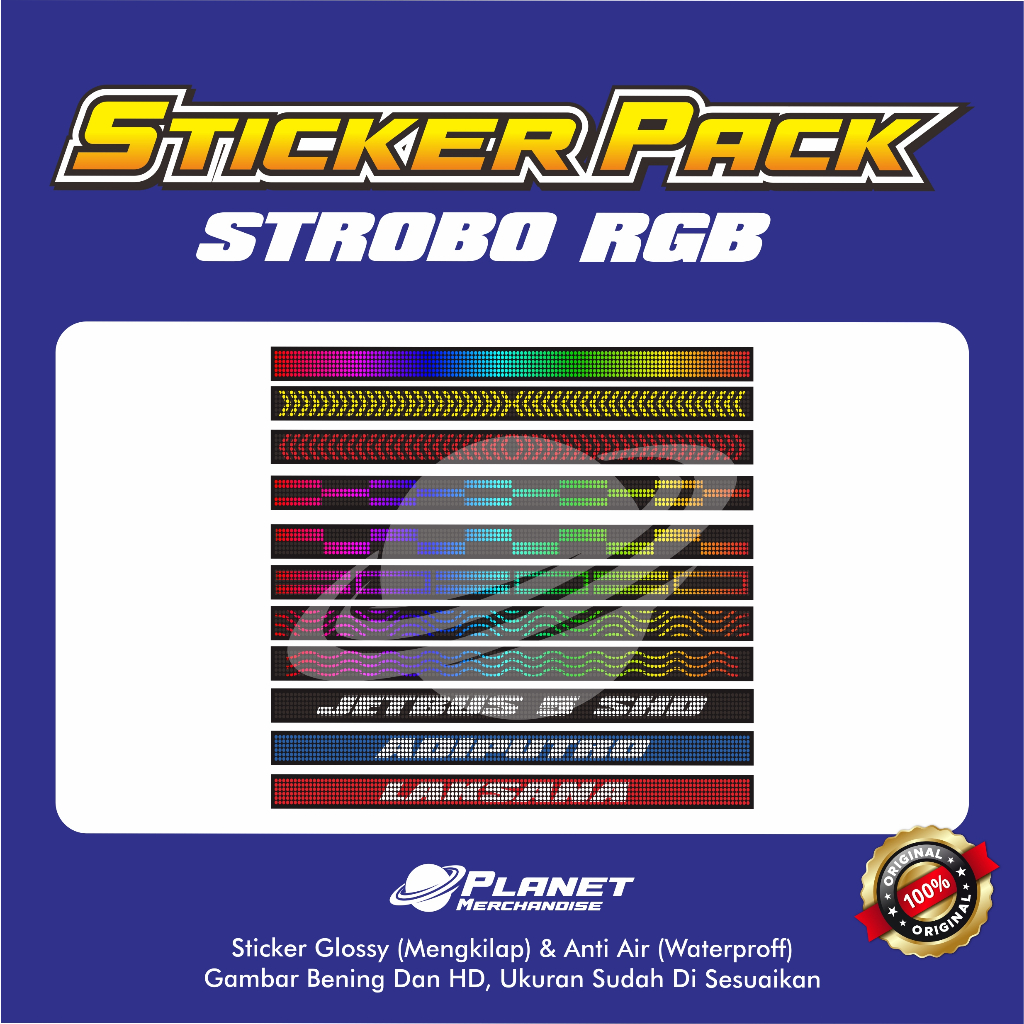 Jual Stiker Strobo miniatur Bis Basuri Isi 11 | Shopee Indonesia