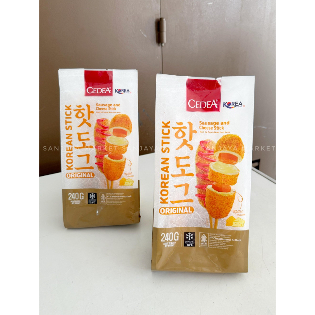 Jual CEDEA CORNDOG CORN DOG SAUSAGE AND CHEESE STICK SOSIS KEJU CEMILAN ...