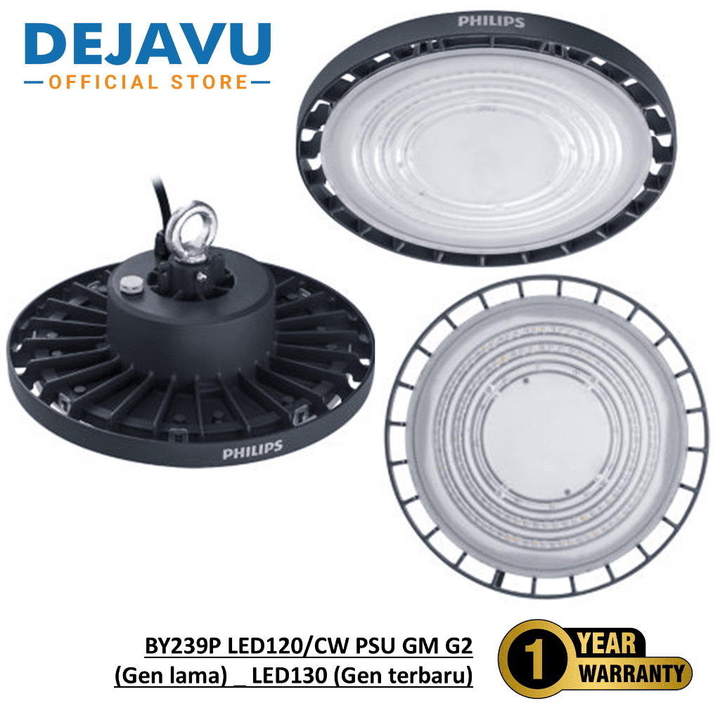 Jual Lampu Gantung Highbay LED PHILIPS BY239P LED130/CW PSU GM G2 (Gen ...