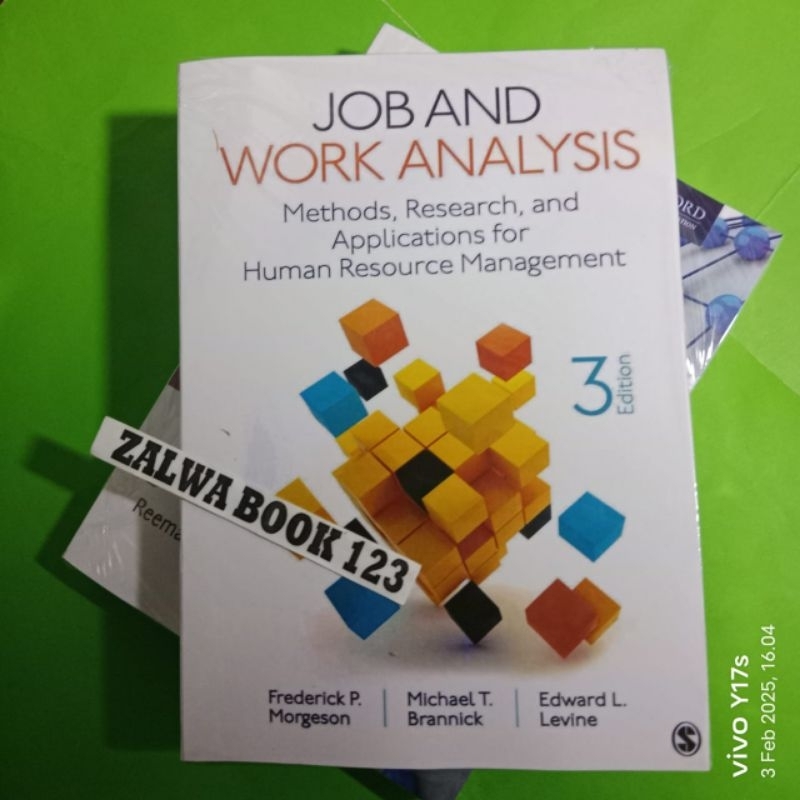 Jual Buku Job and Work Analysis | Shopee Indonesia