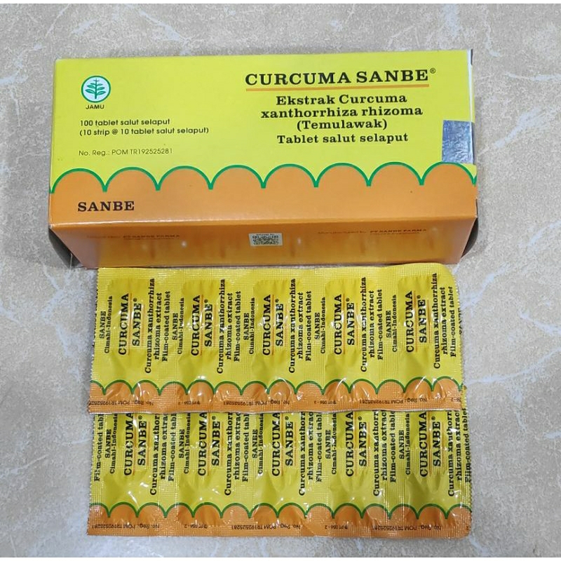 Jual CURCUMA SANBE tablet 10tab/strip | Shopee Indonesia