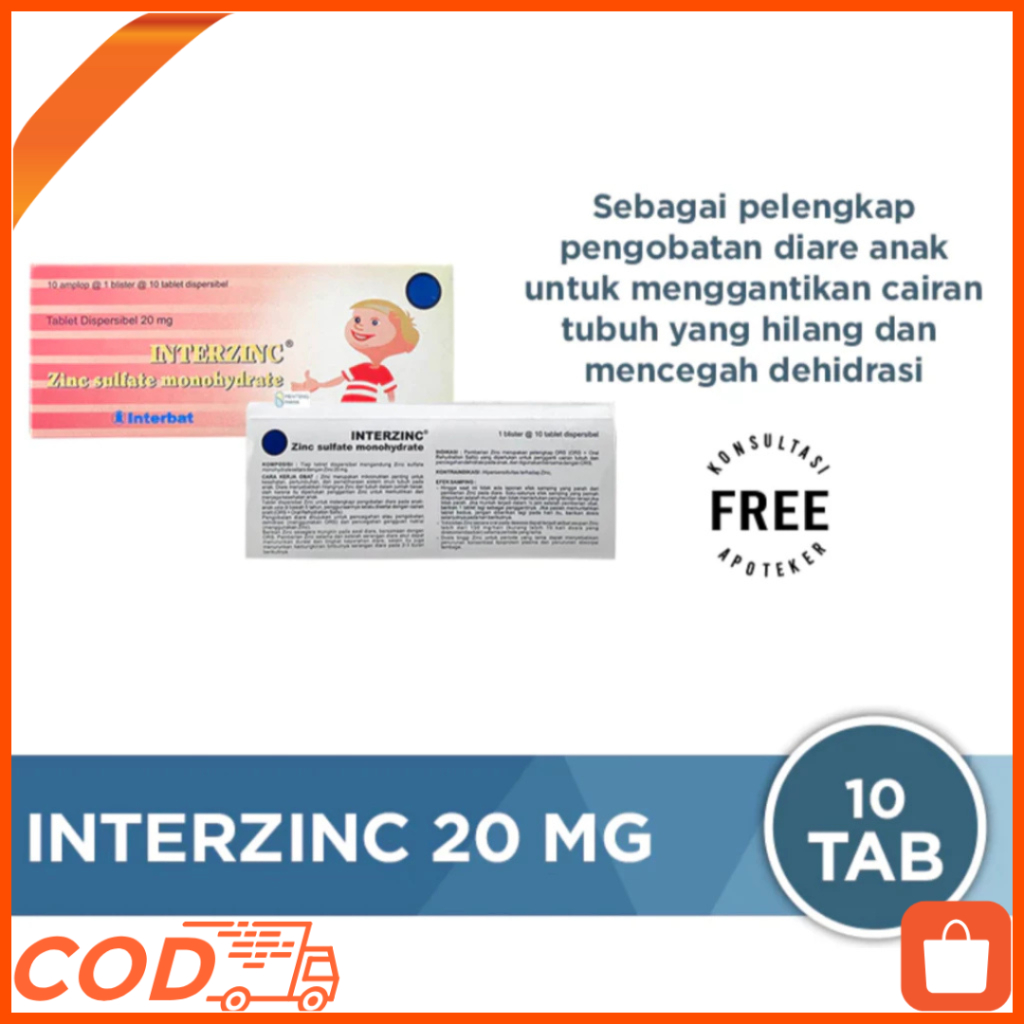 Jual Interzinc Tablet, Interzinc Sirup 60 ml, Interzinc Syrup ...