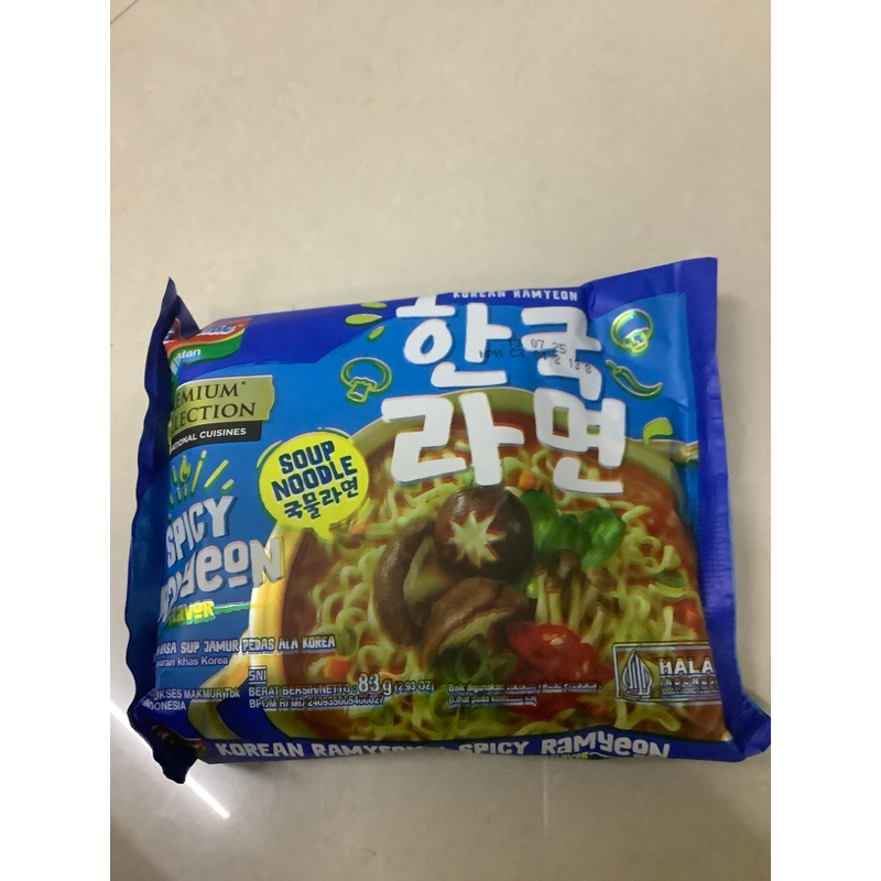 Jual mie indomie premium collection spicy ramyeon soup noodle korean ramyeon | Shopee Indonesia