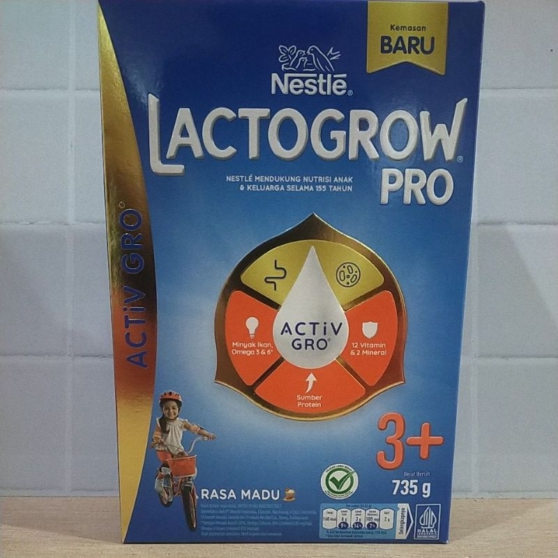 Jual LACTOGROW PRO 3+ SUSU PERTUMBUHAN ANAK USIA 3 TAHUN KE ATAS RASA ...
