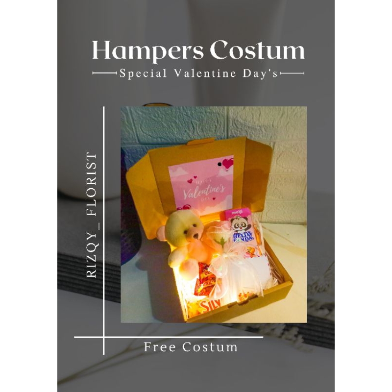 Jual Hampers Costum cocok untuk hadiah hari spesial (mohon untuk ...