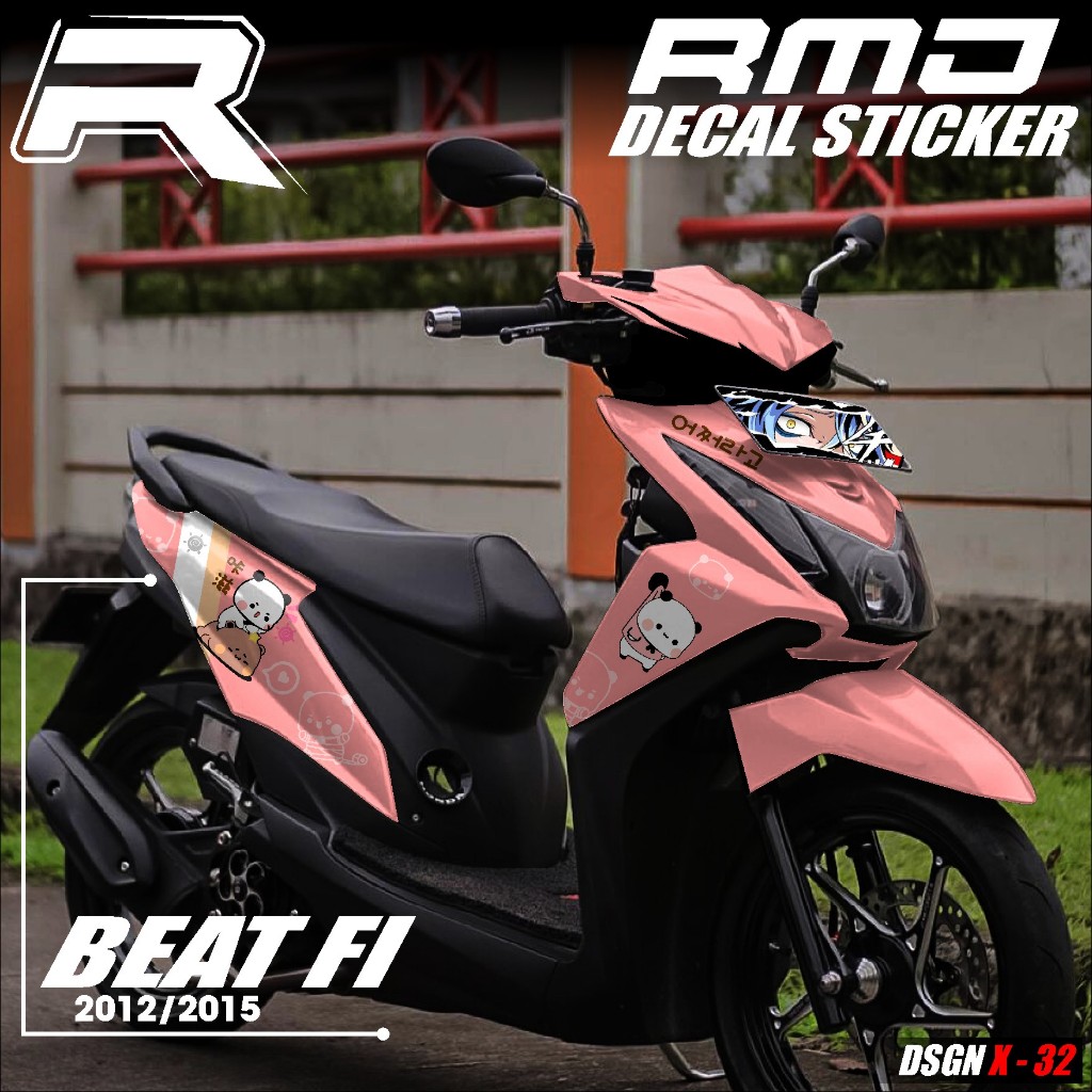 Jual (COD) TERBARU Decal Sticker Honda Beat Fi Old Full body - Stiker ...