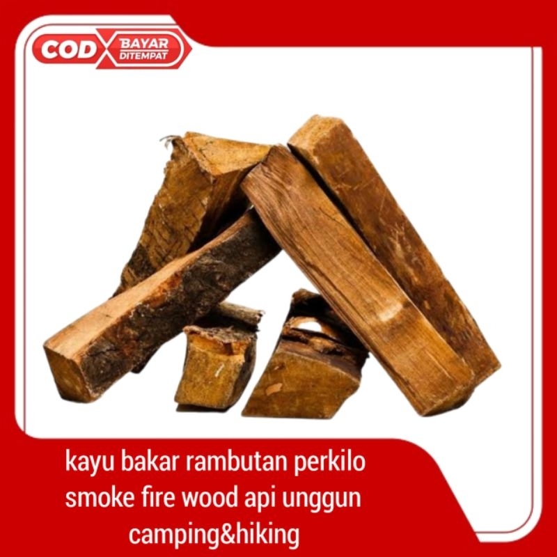 Jual kayu bakar rambutan/kayu bakar api unggun/smoke fire wood/perkilo ...