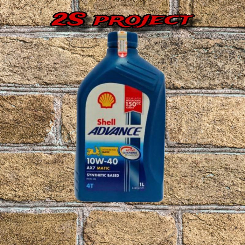 Jual OIL OLI SHELL AX 7 MATIC SCOOTER 1LITER | Shopee Indonesia