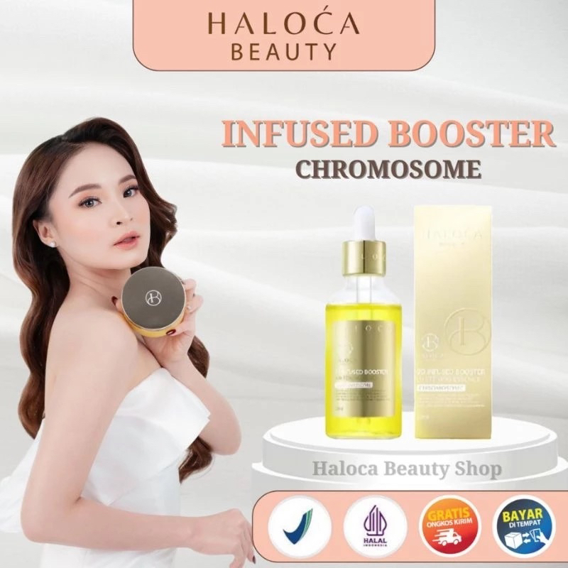 Jual (HALOCA BEAUTY) FOR NIACINAMIDE 5% 9D INFUSED CHROMOSOME WHITENING ...