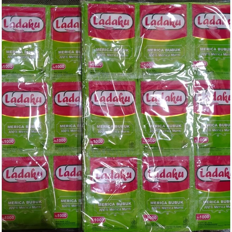 Jual Ladaku | Ladaku Merica Bubuk 1 Pack (6 Renceng x 12 Sachet = 72 ...