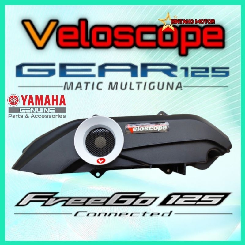 Jual Veloscope FreeGo dan Mio Gear 125 Cover Filter Udara Oxygen Flow ...