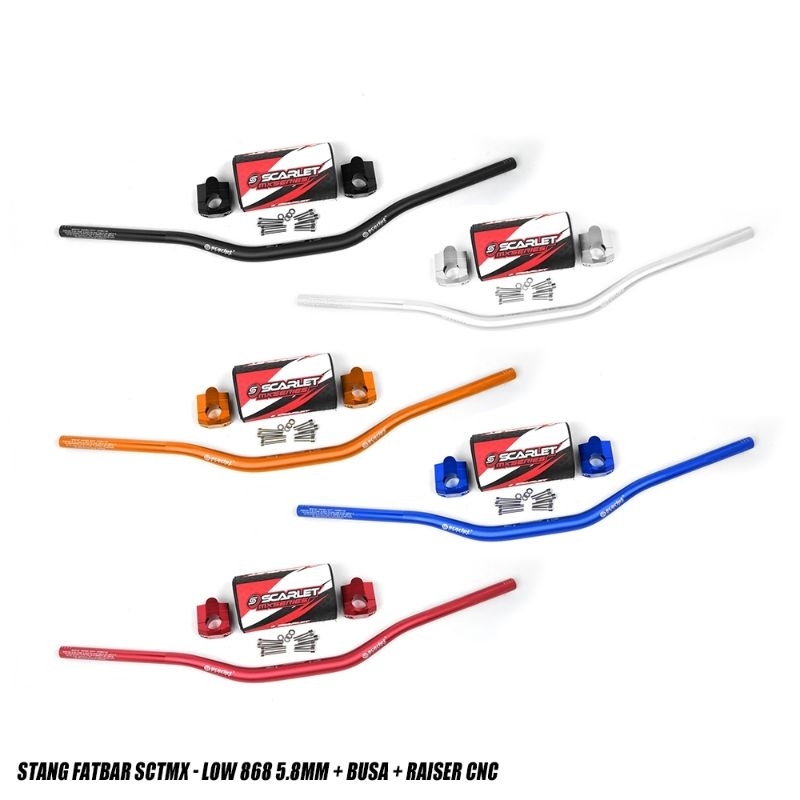 Jual Stang Scarlet 5,8mm fatbar raiser busa low stang motor universa ...