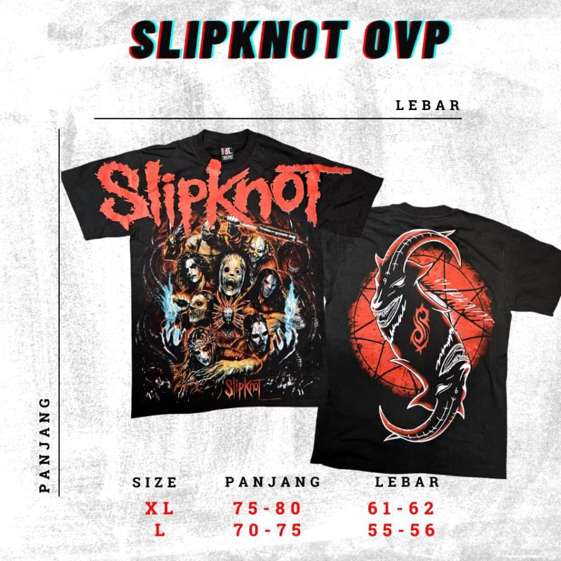 Jual T-shirt slipknot tag giant size L | Shopee Indonesia