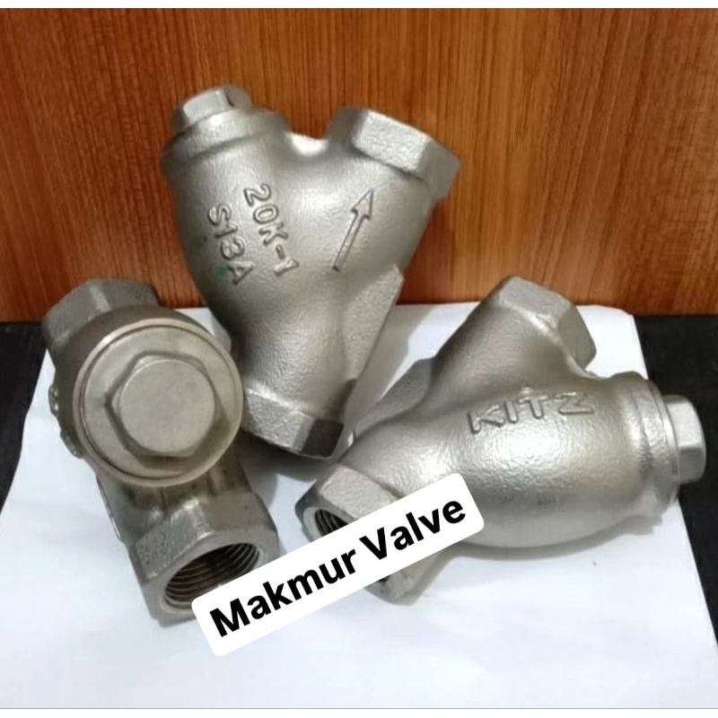 Jual Y STRAINER KITZ STAINLESS 20K DRAT 1½" | Shopee Indonesia