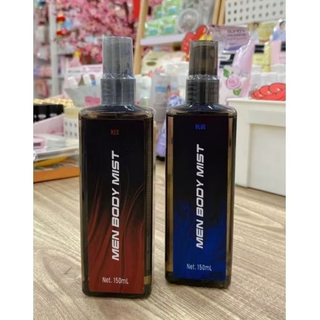 Jual MINISO Men Body Mist Blue and Red 150ml / Miniso Body Mist Pria ...
