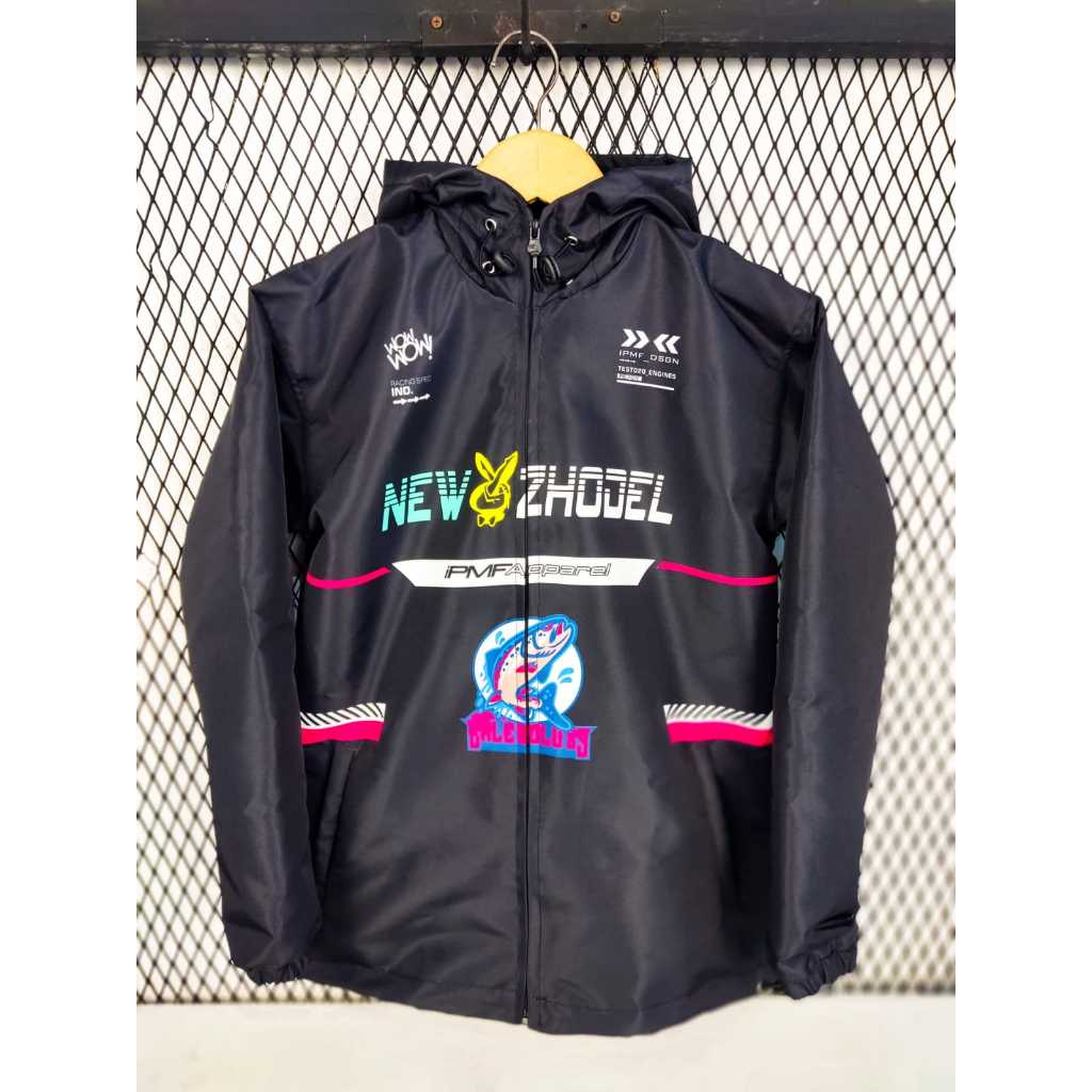 Jual JAKET RACING PARASUT CUSTOM DESAIN SUKASUKA | Shopee Indonesia