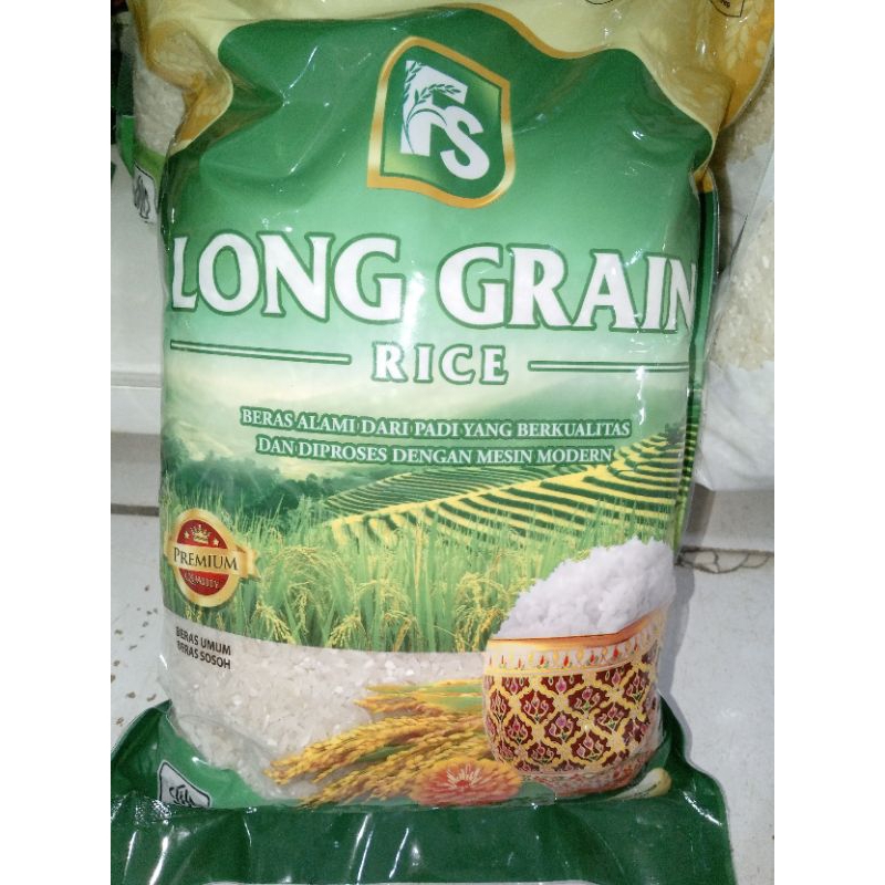 Jual BERAS LONG GRAIN RICE 2,5Kg | Shopee Indonesia